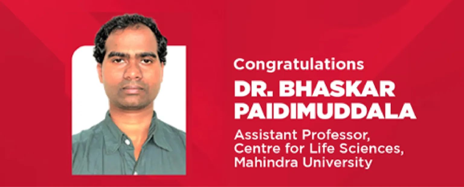 Bhaskar Paidimuddala honoured with Prime Minister award